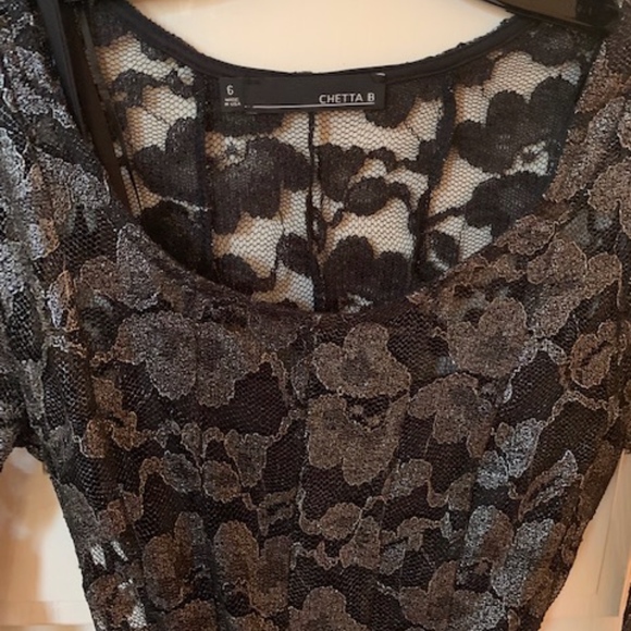 Chetta B | Tops | Chetta B Black Lacy Top | Poshmark